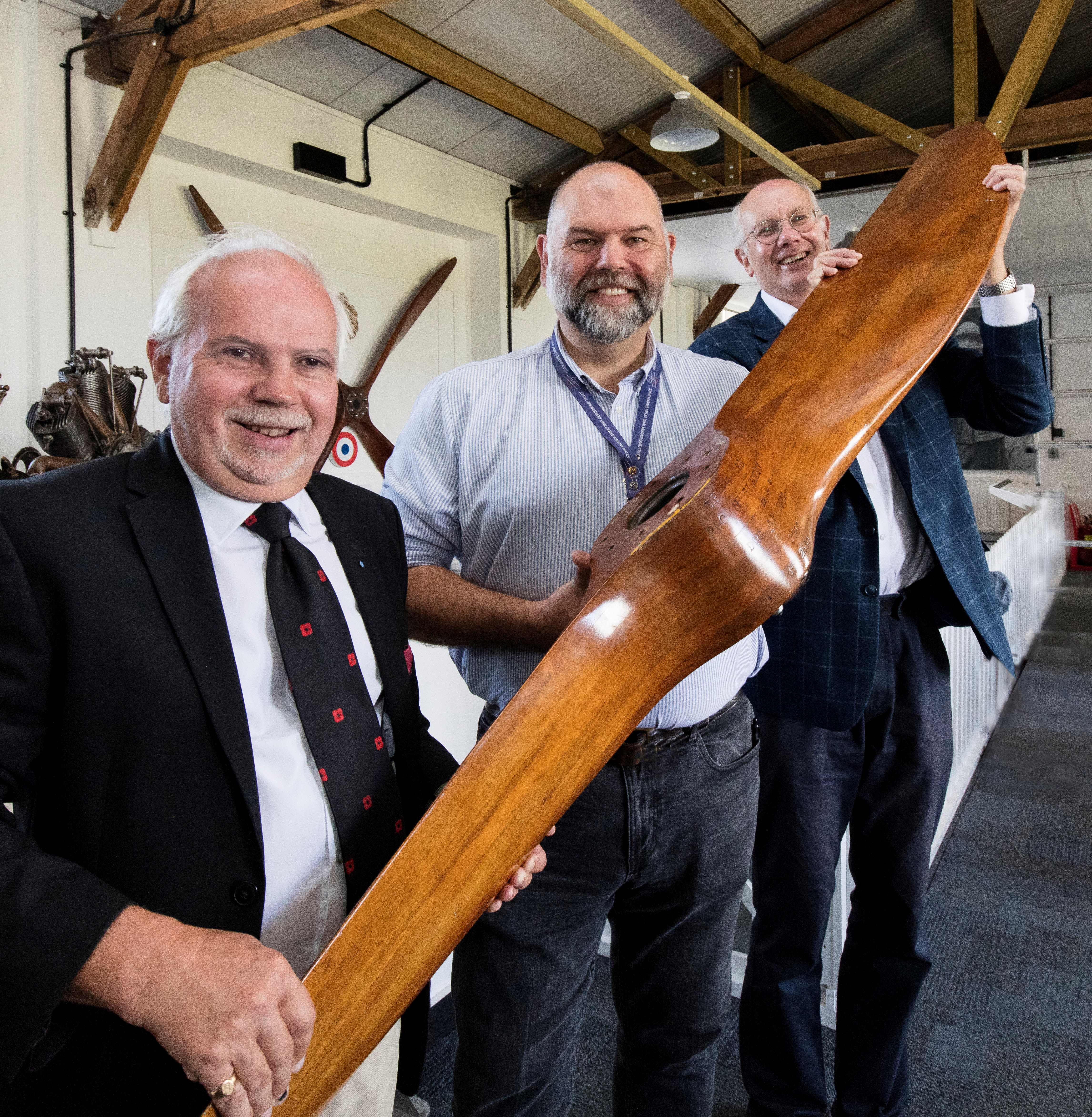 World War One Propeller wings its way back to Stow Maries Great War Aerodrome – Museums Essex